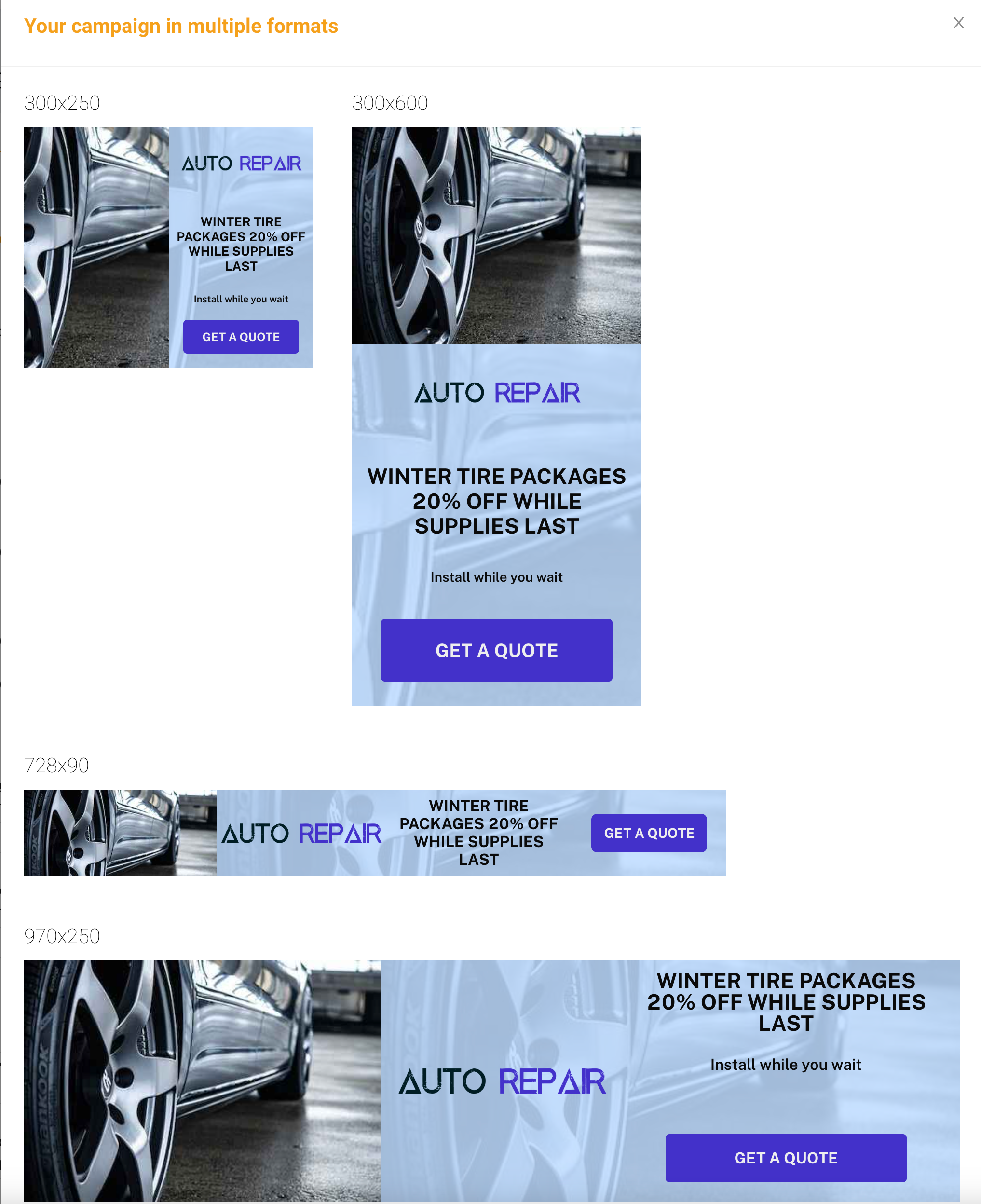 Advertising Example—Mechanic & Auto Services - m32ads.com
